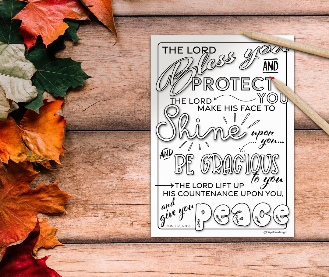Digital Bible Verse Coloring Page, Christian Colouring Sheet, Instant ...