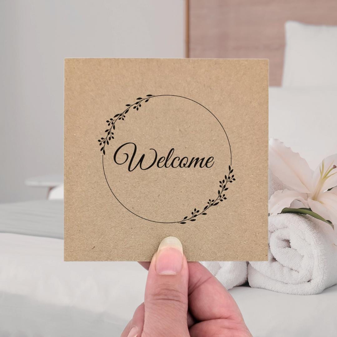 10 Guest Welcome Cards, Printed for Your Wedding or Rental Property, 4 ...