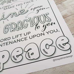 Digital Bible Verse Coloring Page, Christian Colouring Sheet, Instant ...