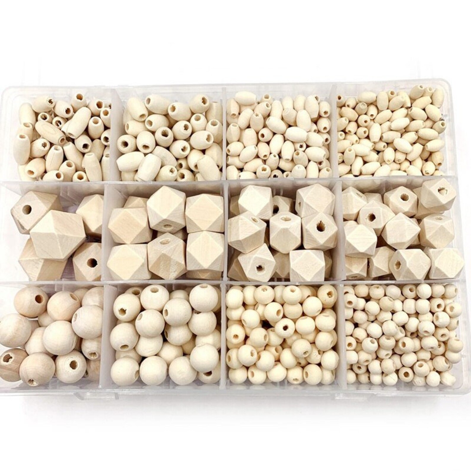 Natural Wood Bead Jewelry Making Handmade for DIY Jewelry - Etsy