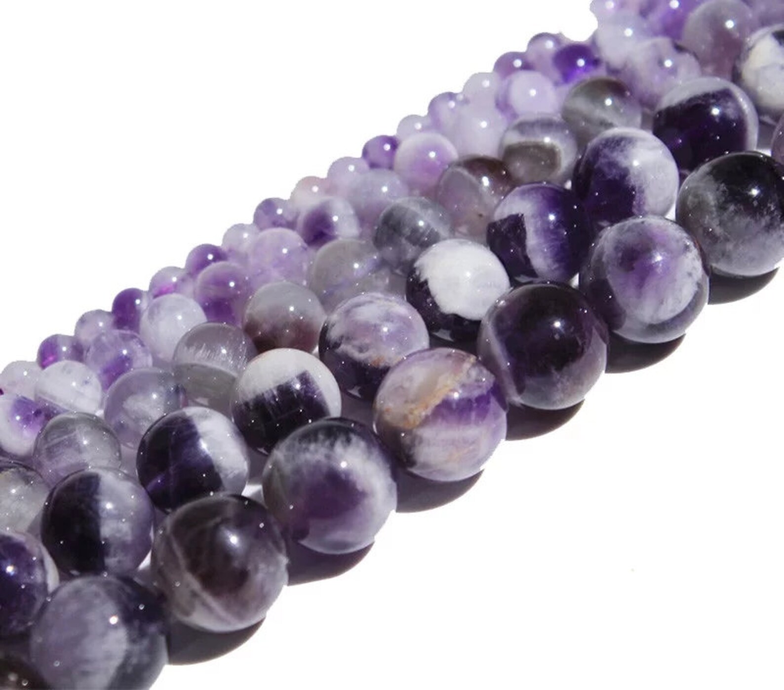 Natural Amethyst Round Beadsround Smooth AAA Quality - Etsy