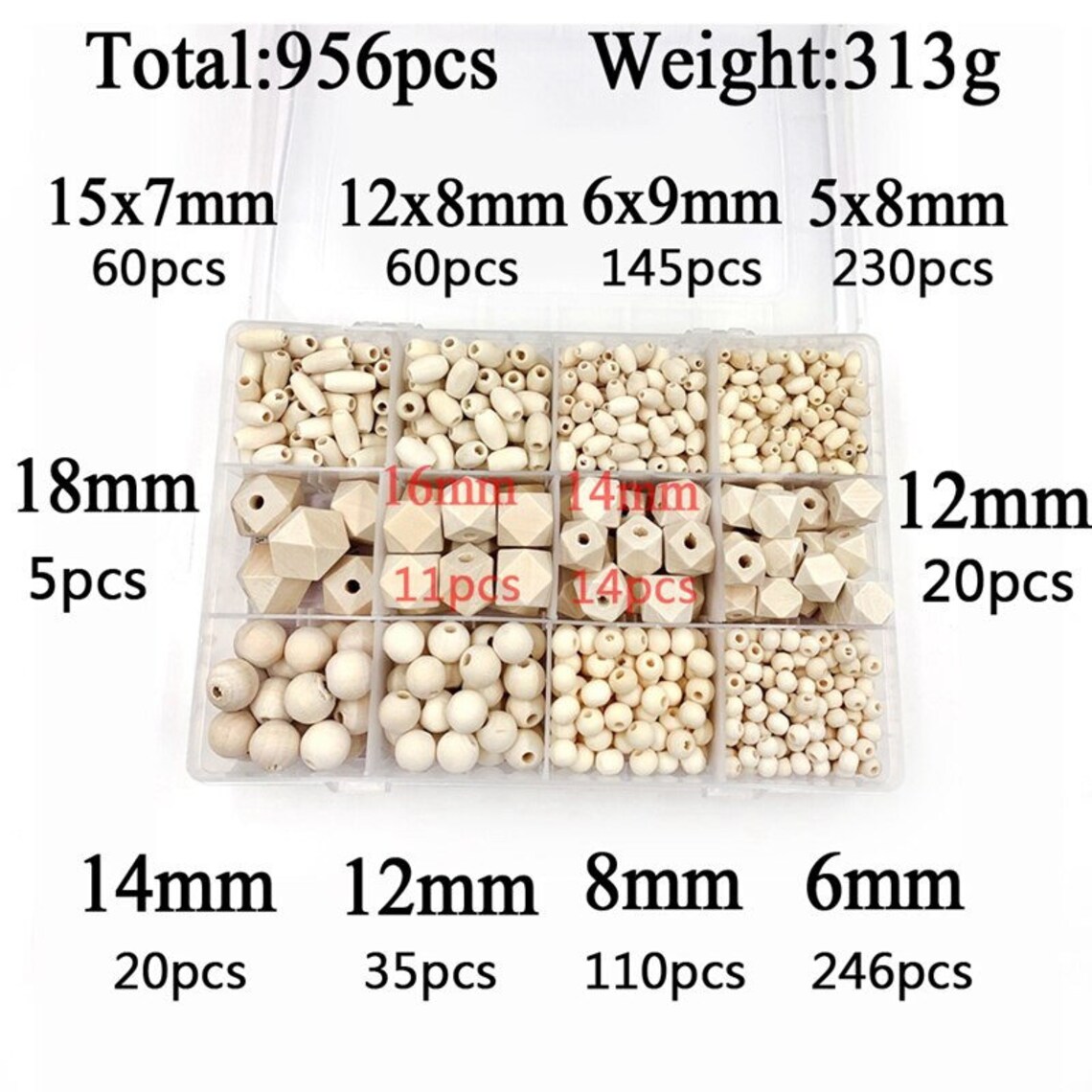 Natural Wood Bead Jewelry Making Handmade for DIY Jewelry - Etsy