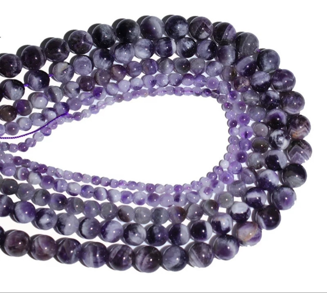 Natural Amethyst Round BeadsRound smooth AAA Quality | Etsy