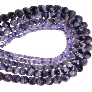 Natural Amethyst Round Beads,round Smooth ,AAA Quality 4,6,8,10 Mm Size ...