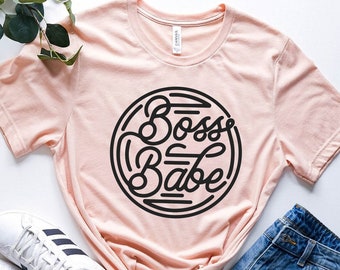 Boss Babe T Shirt - Etsy