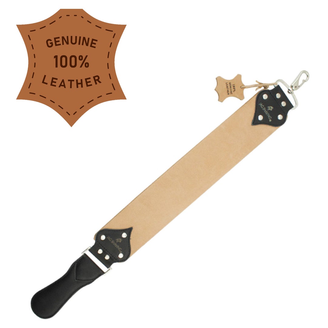 Genuine Leather Strop - Straight Razor Strop - Barber/salon Leather ...