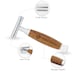Wooden Handle Double Edge Safety Razor With Pouch - Etsy
