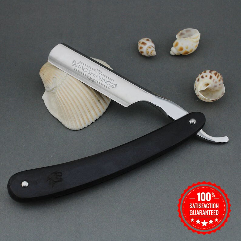 Handmade 3pc Cut Throat Razor Kit Straight Razor Double Sided Strop ...