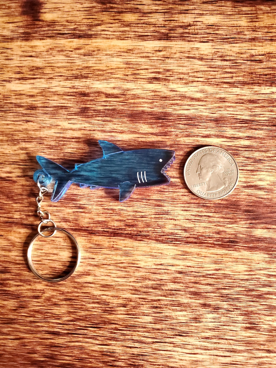 Shark Keychain, Gift for Shark Lover, Keychain, Gift for Ocean Lover ...