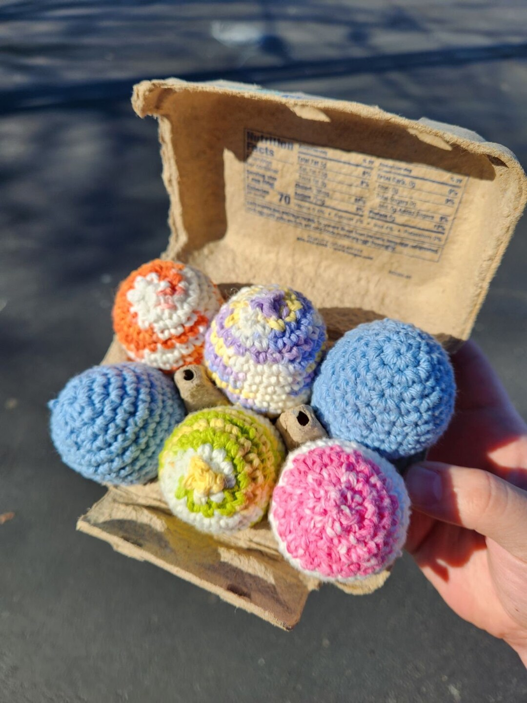 Easter Egg Toy Set for Cats or Kids, Set of Six, Gifts for Kids, Gifts ...