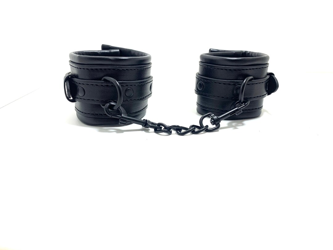 Luxury Handcuffs, Deluxe Wrist Cuffs, Restraint Handcuffs, Leather Bdsm ...