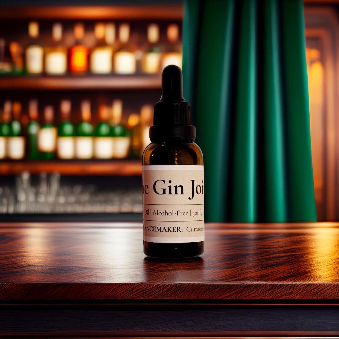 The Gin Joint Perfume Oil • Gin & Black Cherry • Hair Perfume Oil ...