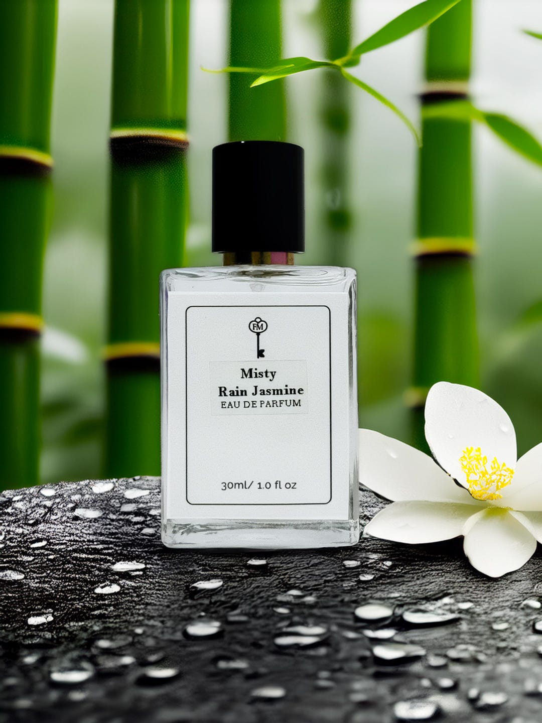 Jasmine Perfume | Misty Rain, White Tea & Aquatic Floral Scent - Etsy