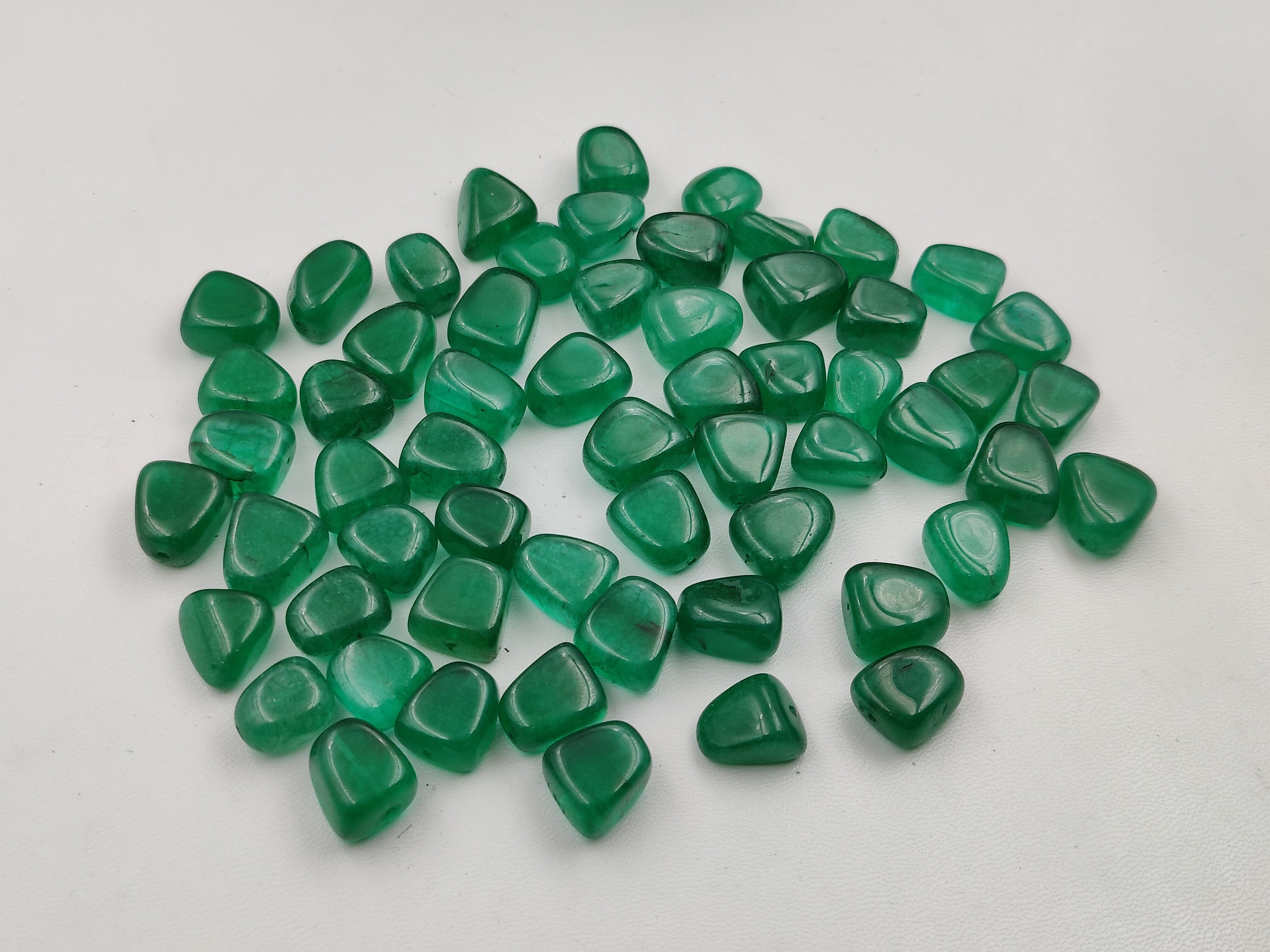 Beautiful Green Quartz Tumbled Shape Crystal Loose Tumbled, Healing ...
