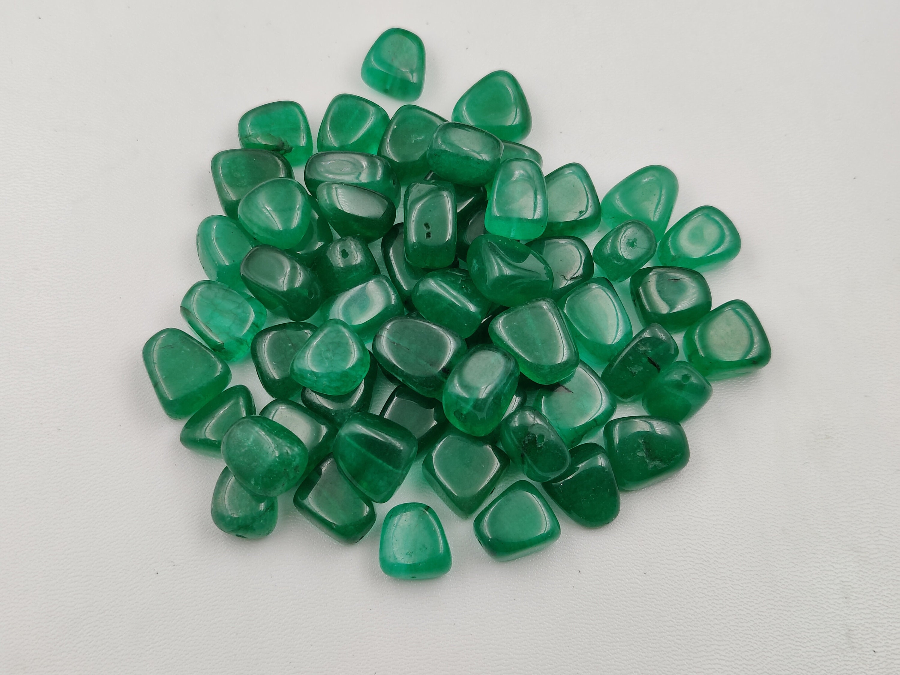 Beautiful Green Quartz Tumbled Shape Crystal Loose Tumbled, Healing ...
