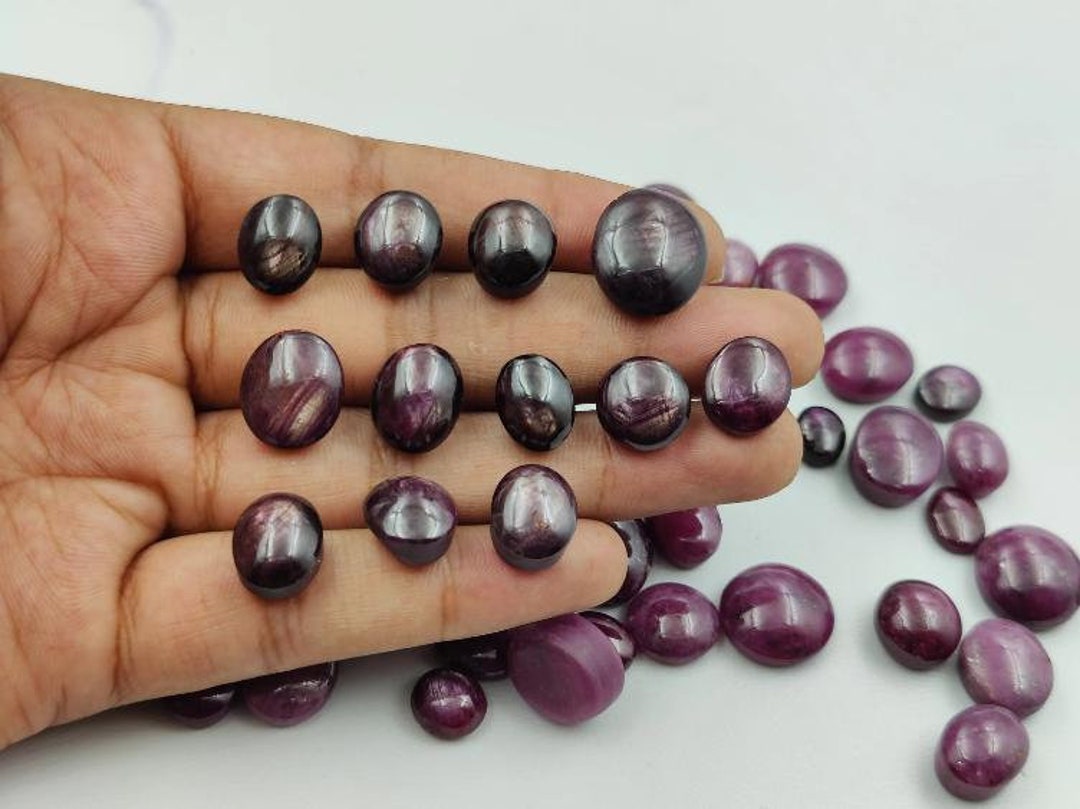 Star Ruby Crystal / Natural Star Ruby Gemstone / AAA Garde Star Ruby ...