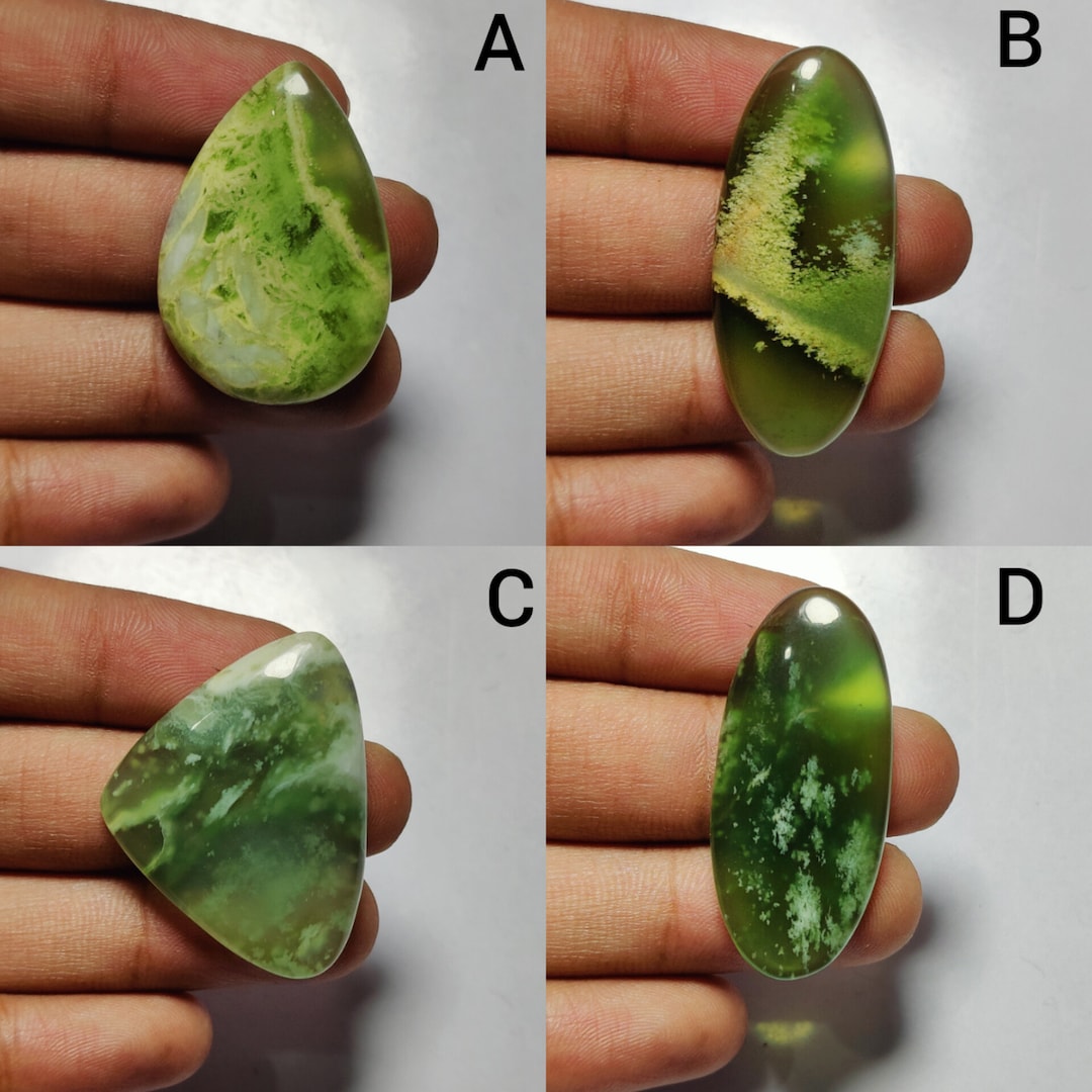 Beautiful Serpentine Gemstone, Serpentine Crystal, Green Serpentine Cabochon, Natural Serpentine ...