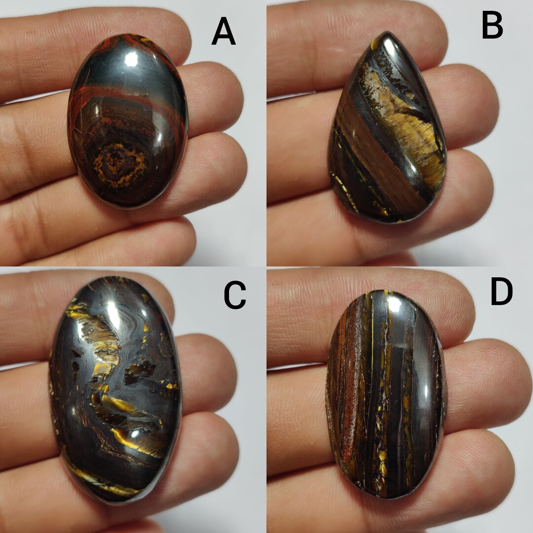 Attractive Iron Tiger Gemstone Mix Shape and Size for Jewelry Making ...