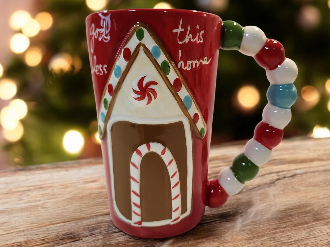 Ceramic Sandra Magsamen God Bless This Home Mug Coffee Mug, Tea Cup ...