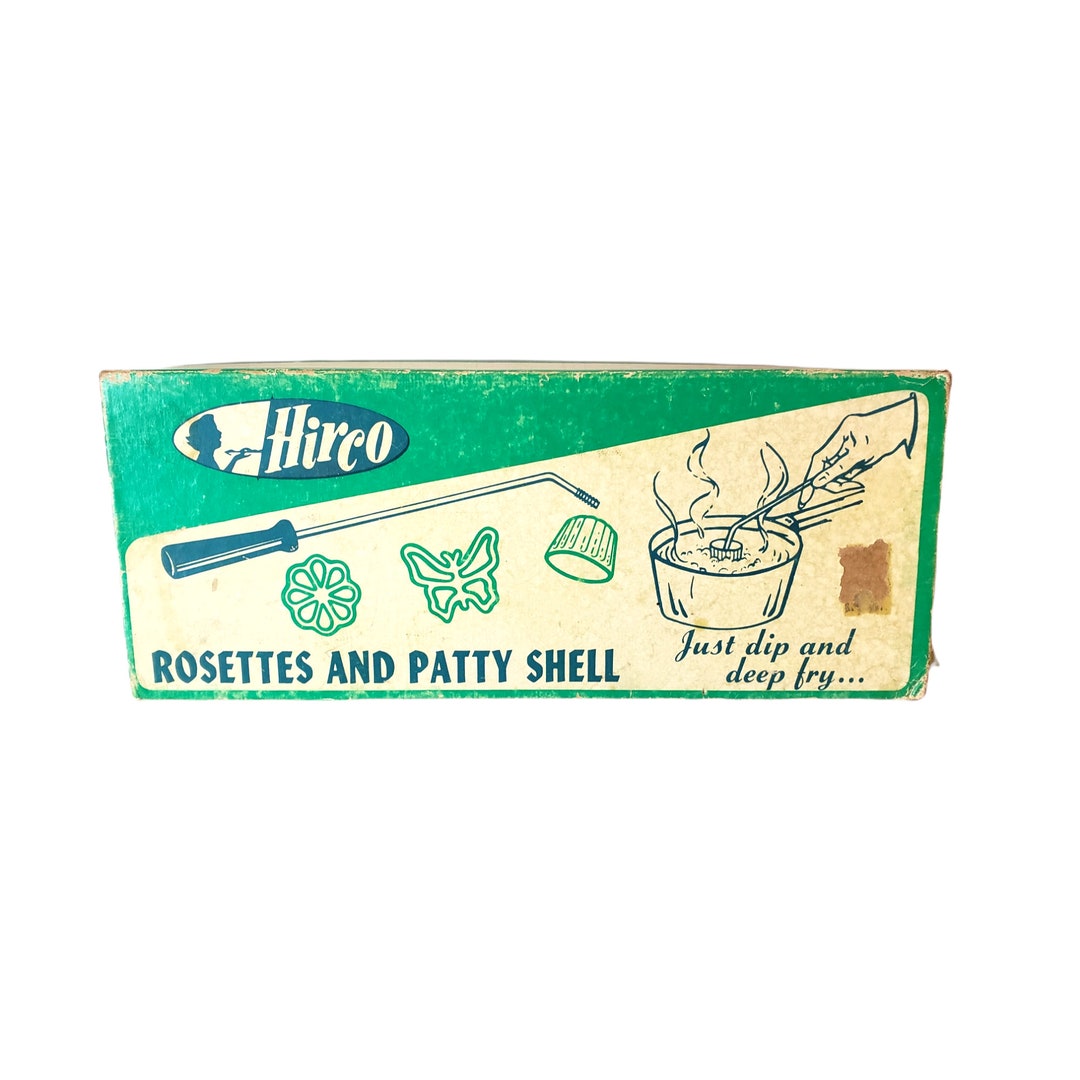 Vintage Hirco Rosettes and Patty Shell Molds, Made in USA, Vintage ...