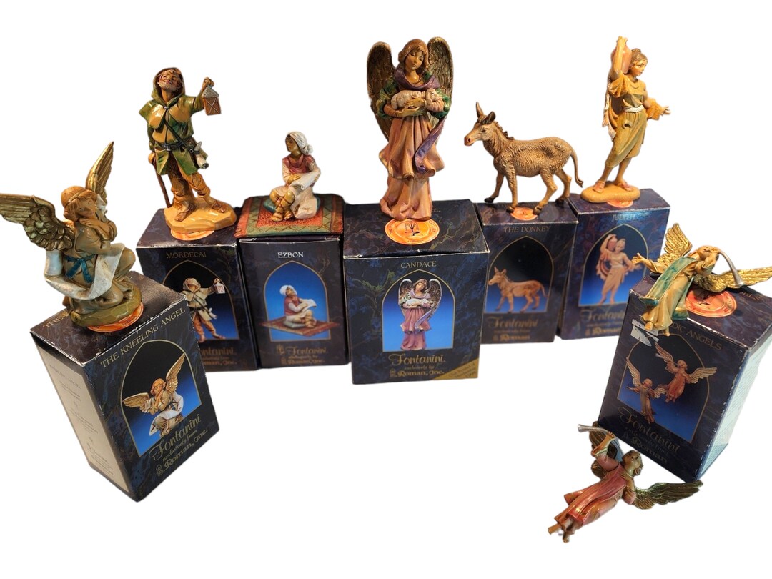 Vintage Fontanini Figurines Made in Italy Fontanini Heirloom Nativity ...