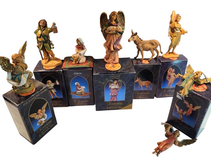 Vintage Fontanini Figurines Made in Italy Fontanini Heirloom Nativity ...
