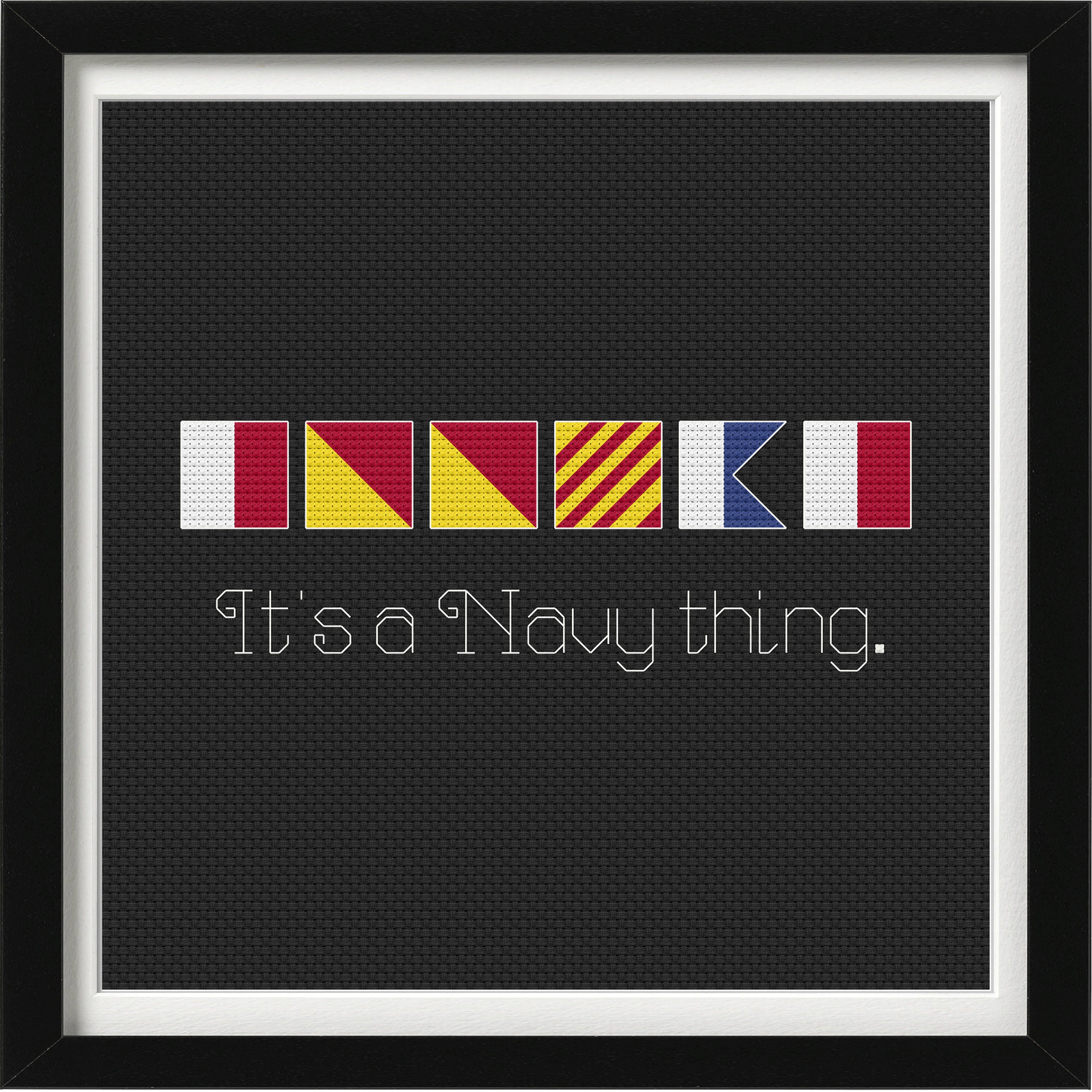 Hooyah: It's a Navy Thing Counted Cross Stitch Pattern PDF | US Navy ...