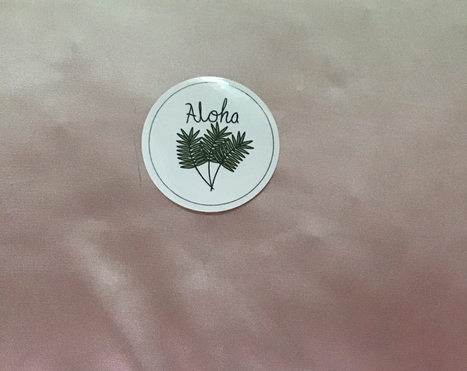 Aloha Sticker - Etsy