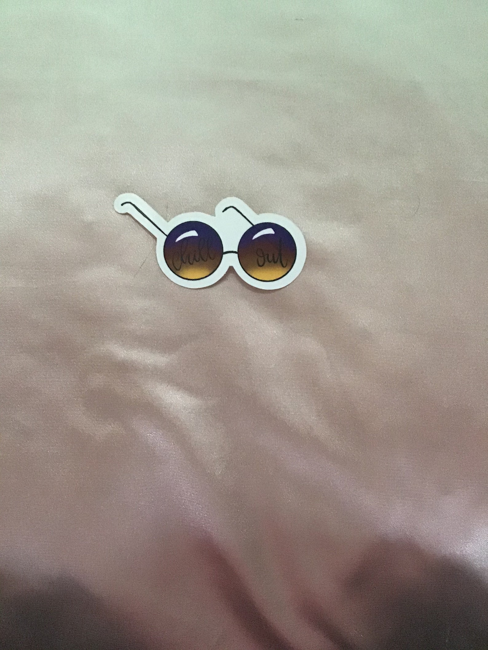 Chill Out Sunglasses Sticker - Etsy