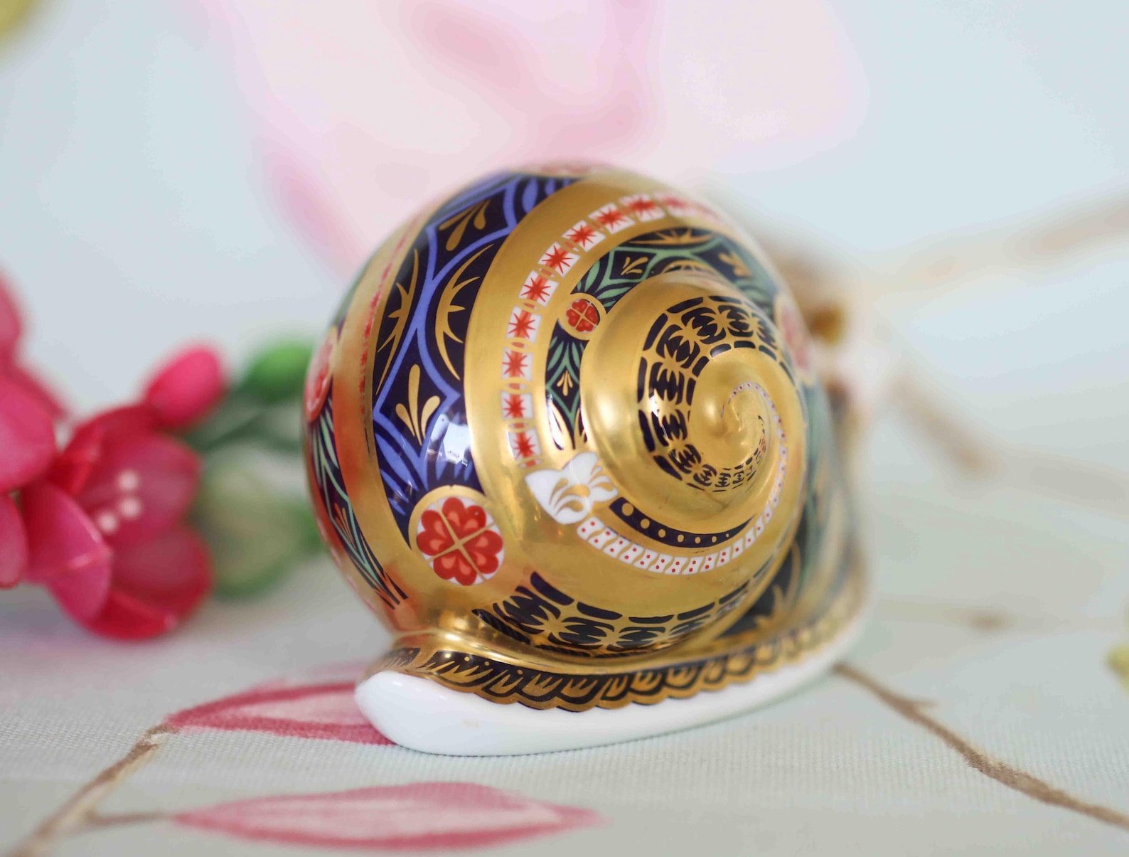 Limited Edition Royal Crown Derby Garden Snail : 22 Carat Gold, Fine ...