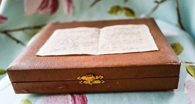 Edwardian boxed cutlery set : J H Potter Sheffield (1910) with original ...