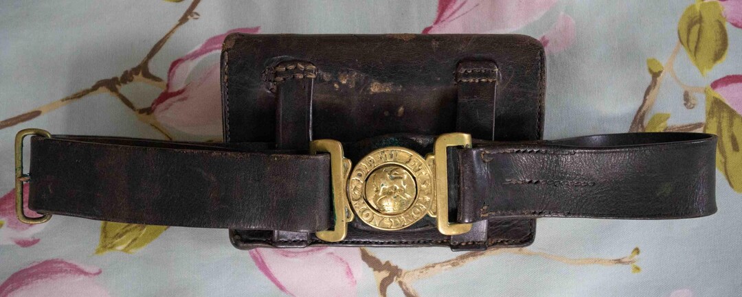 Exceptionally Rare: Boer War Period British Army Belt Complete With Bag ...