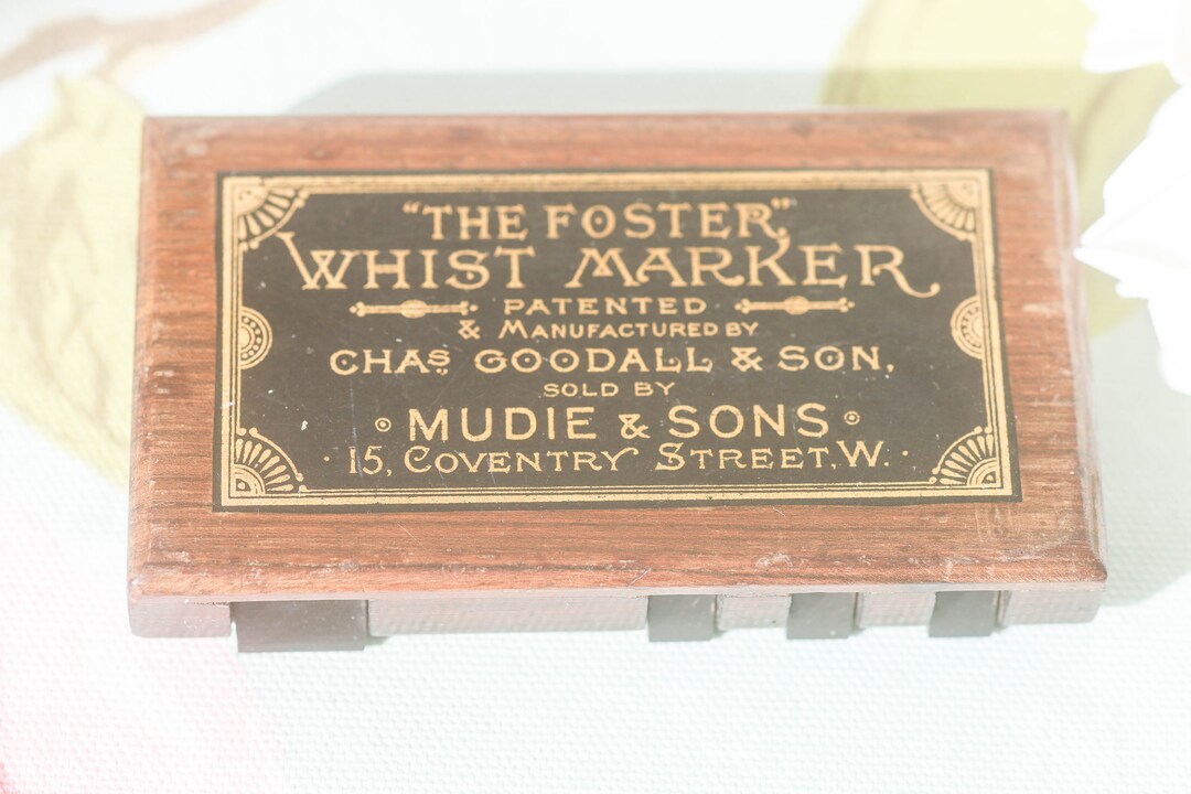 The Foster Edwardian Whist Marker - Etsy