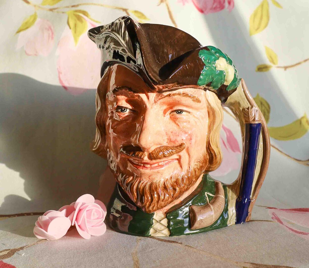 Royal Doulton Robin Hood Large Toby Jug - Etsy