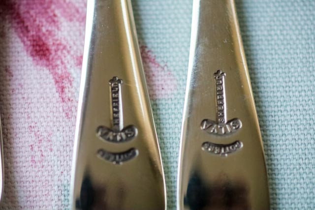 Edwardian boxed cutlery set : J H Potter Sheffield (1910) with original ...