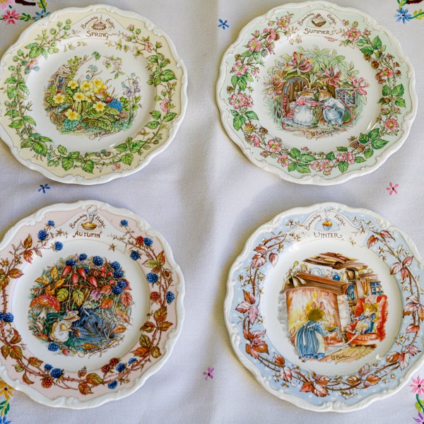 Four Seasons Plate - Etsy