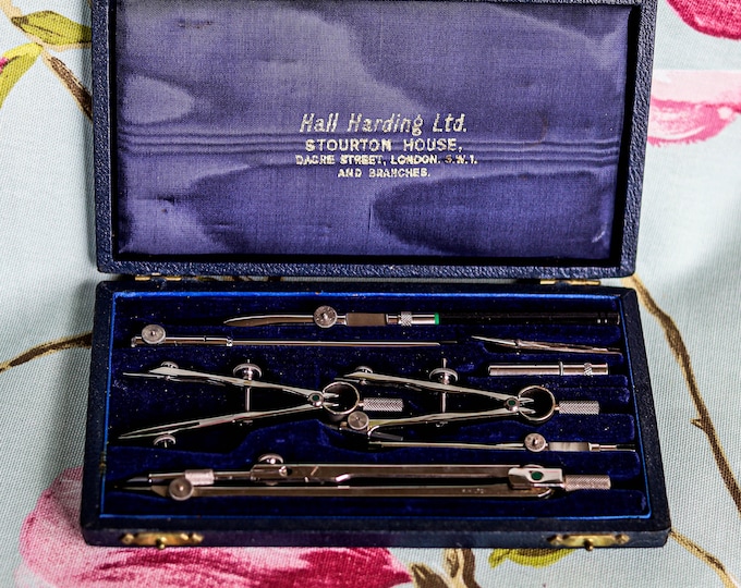 1930s Technical Drawing Set by Hall Harding London - in Original Box ...