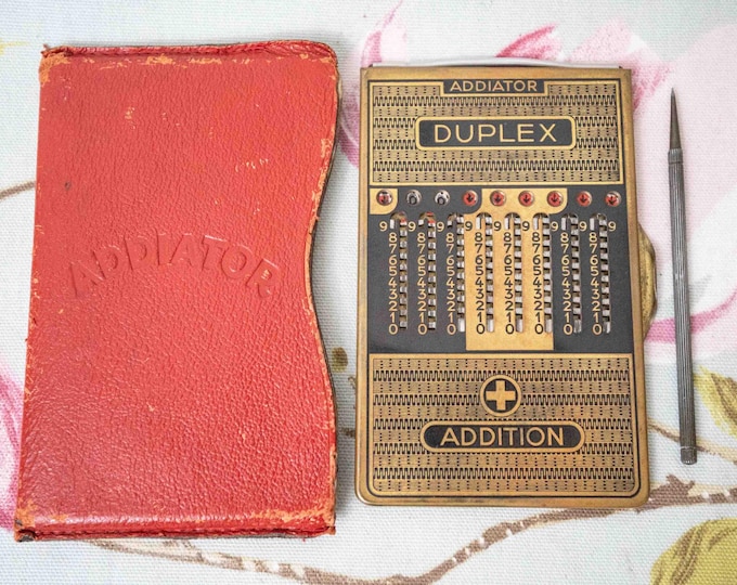 1920s Mechanical Calculator, the Addiator, With Original Stylus and ...