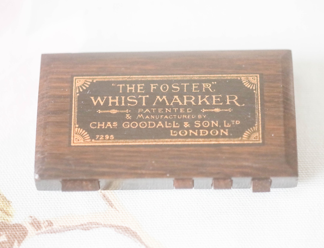 The Foster Edwardian Whist Marker - Etsy