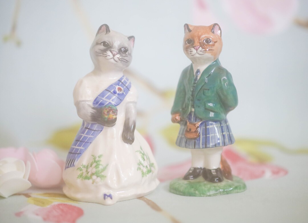 Mr and Mrs Mackatt by Loch Lomond Ceramics: Rare - Etsy
