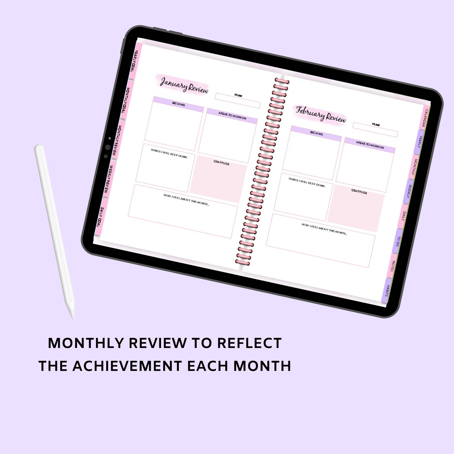 Digital Life Planner iPad Goodnotes Essential Life Planner Hyperlinked ...