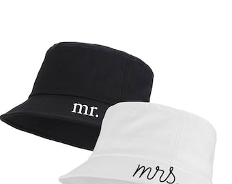 Mr. and Mrs Bucket Hat - Etsy