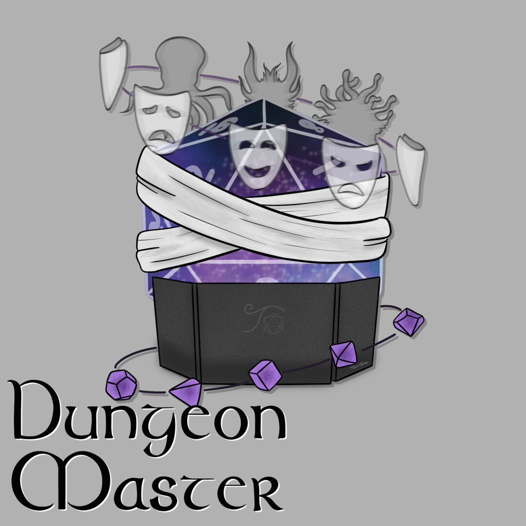 Dungeon Master Dice Design PNG - Etsy