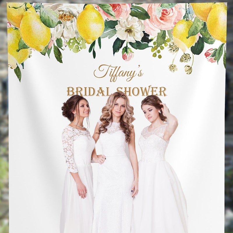 Lemon Backdrop - Etsy