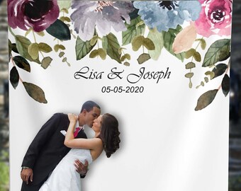 Plum Wedding Shower Backdrop - Etsy