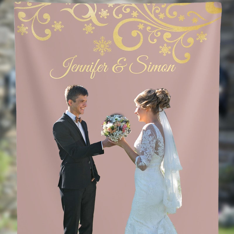 Rose Gold Backdrop - Etsy