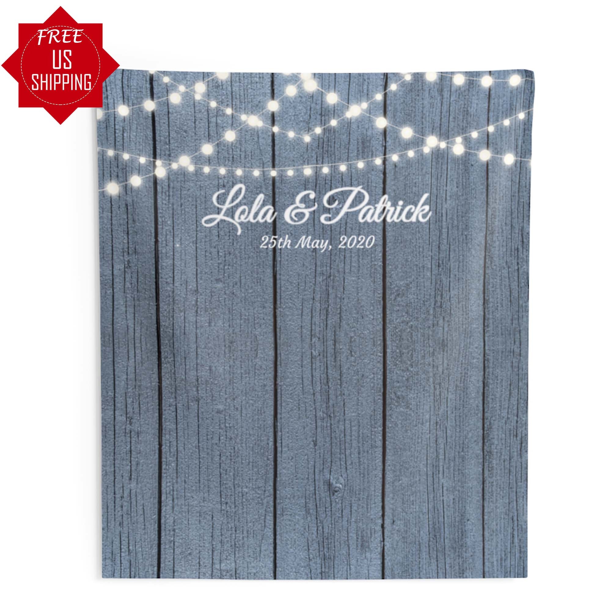 Grey Silver Wedding Backdrop Shabby Chic Wood Backdrop Chic | Etsy
