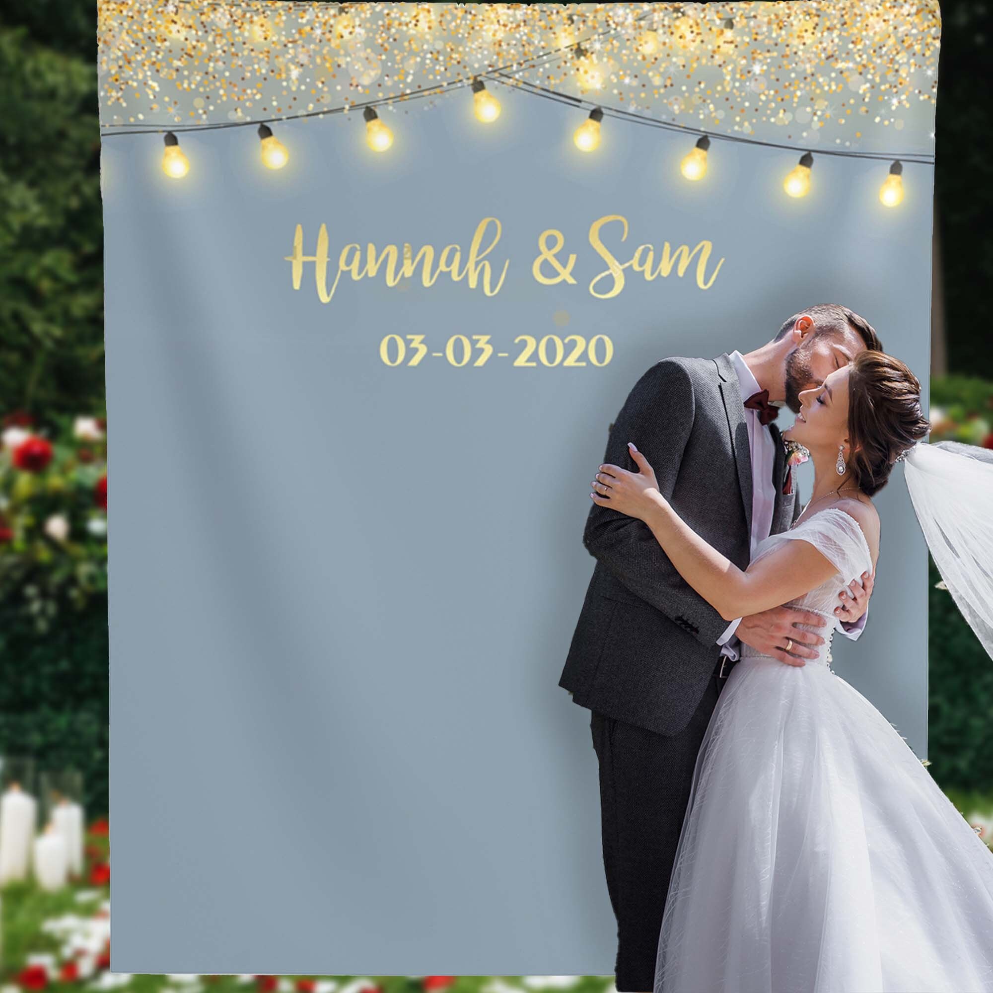 Light Wedding Backdrop/ Dusty Blue Wedding/ Wedding Backdrop | Etsy