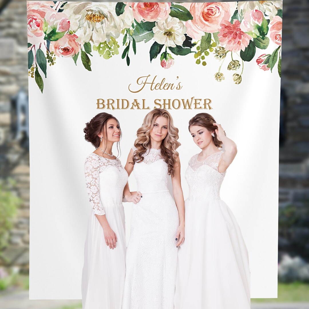Floral Backdrop, Future Mrs Backdrop, Bohemian Bridal Shower ...