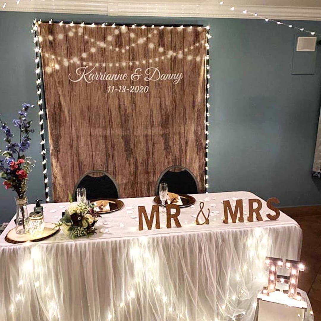 Rustic Backdrop for Wedding Photo Backdrop, Rustic Wedding Backdrop for ...